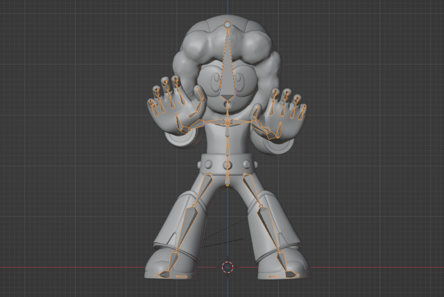 Iceman - Megaman 3D Model in Robot 3DExport