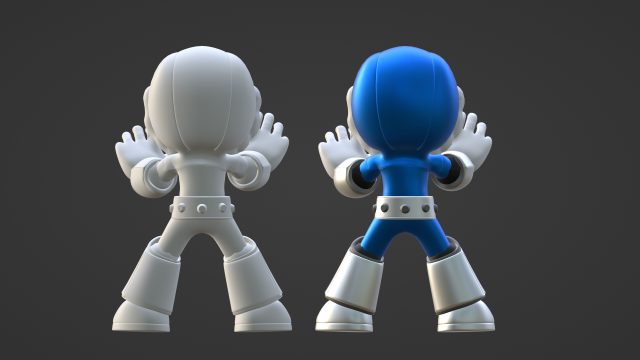 Iceman - Megaman 3D Model in Robot 3DExport