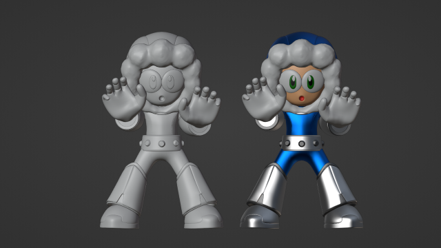 Iceman - Megaman 3D Model in Robot 3DExport