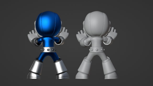 Iceman - Megaman 3D Model in Robot 3DExport