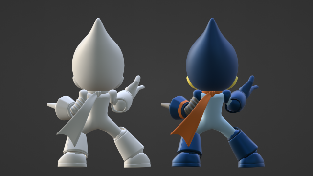 Oilman - Megaman Powered up 3D 모델 in 로봇 3DExport