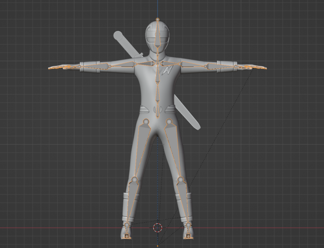 Red Aquitian Ranger - Mighty Morphin Alien Rangers 3D Model in Fantasy ...