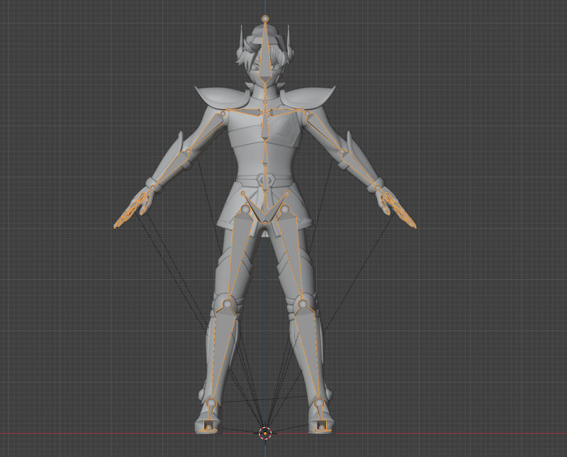 Pegasus Seiya - Saint Seiya 3D Model in Cartoon 3DExport