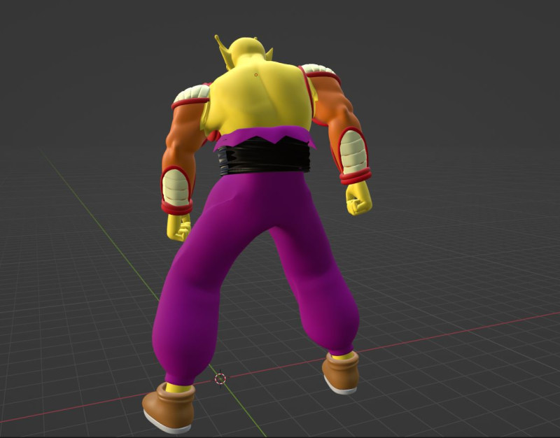 Orange Piccolo - Dragonball Super 3D Model in Cartoon 3DExport