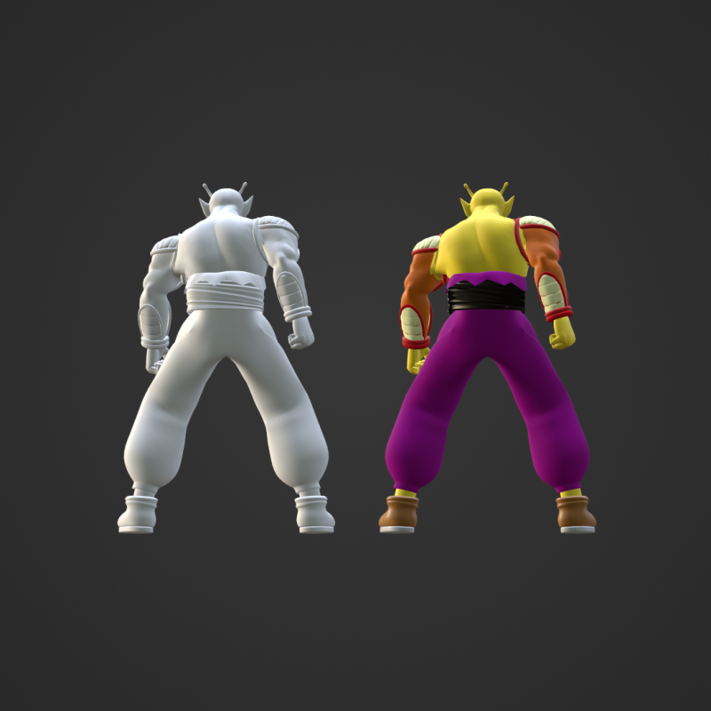 Orange Piccolo - Dragonball Super 3D Model in Cartoon 3DExport