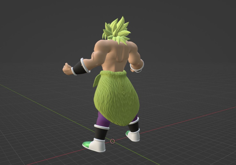 Broly Legendary Super Saiyan - Dragonball Super 3D Model in Cartoon ...