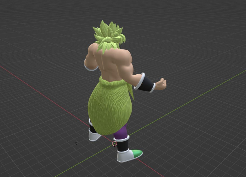 Broly Legendary Super Saiyan - Dragonball Super 3D Model in Cartoon ...