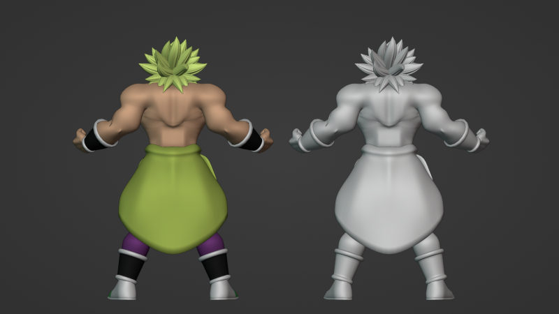 Broly Legendary Super Saiyan - Dragonball Super 3D Model in Cartoon ...