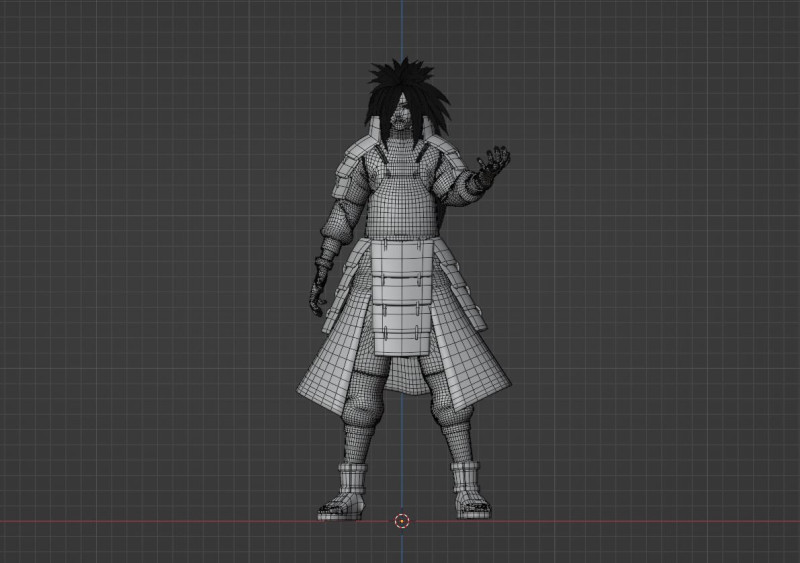 Madara Uchiha - Naruto Shippuden 3D Model in Cartoon 3DExport