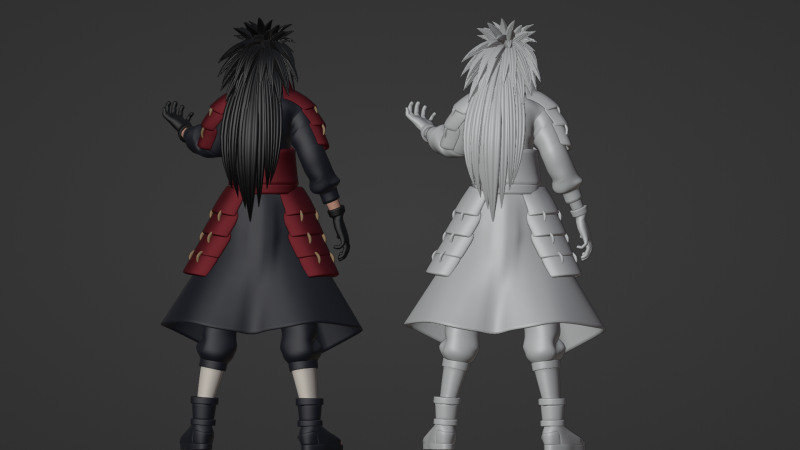 Madara Uchiha - Naruto Shippuden 3D Model in Cartoon 3DExport