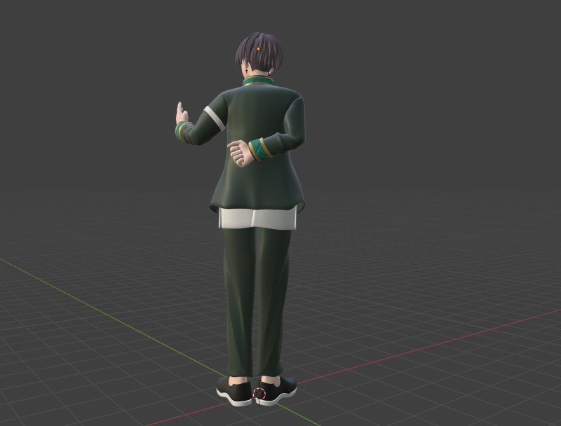 Hayato Suo - WIND BREAKER 3D Model in Cartoon 3DExport