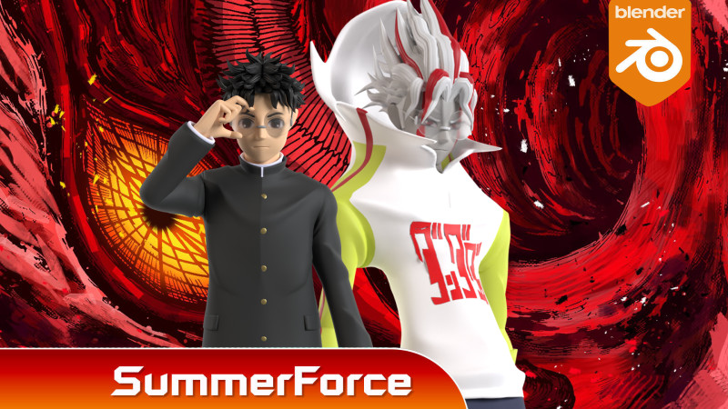 Okarun Turbo Granny Form - Dandadan Model 3D in Kartun 3DExport