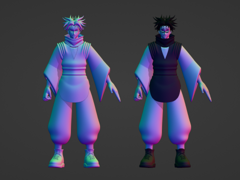 Choso - Jujutsu Kaisen Modelo 3D in Cartoon 617619 | 3DExport