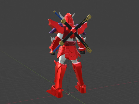 Gai - Soldados samuráis Modelo 3D in Dibujos Animados 623626 | 3DExport