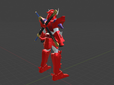 Gai - Soldados samuráis Modelo 3D in Dibujos Animados 623626 | 3DExport