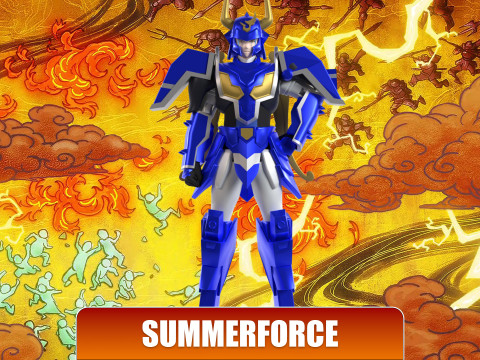 Uesugi Kaito - Yoroi Shin Den Samurai Troopers Modelo 3D in Dibujos ...