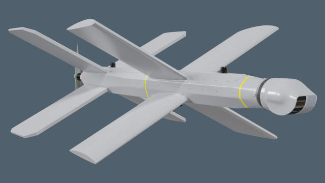 Lancet Drone High Poly 3D Model in Drone / Copter 3DExport