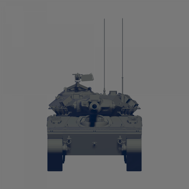 M551 Tank 3D Model in Tank 3DExport