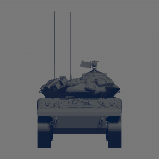 M551 Tank 3D Model in Tank 3DExport