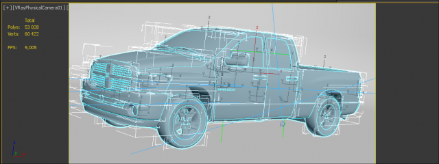 Dodge ram 3D Model in SUV 3DExport