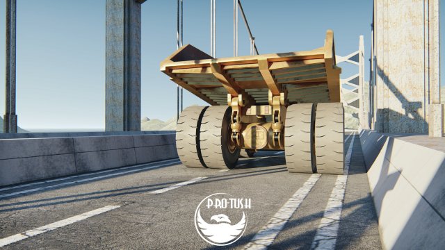 Caterpillar 797B Low-poly 3D Model in Machines 3DExport