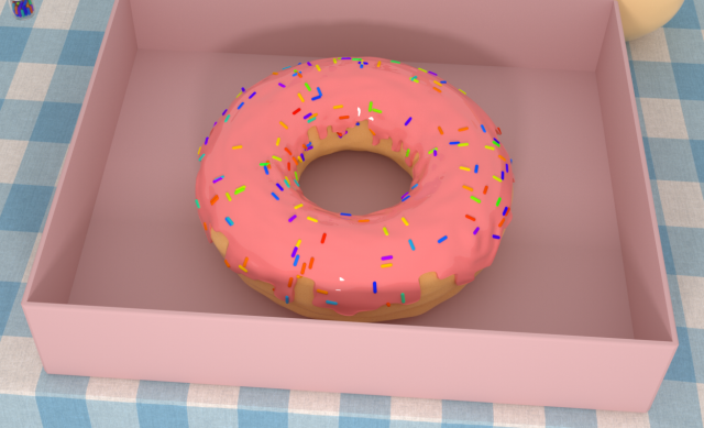Donut 3D Model in Miscellaneous 3DExport