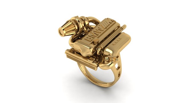 Ring engine ring mator ring 3d printable model 3D Print Model in Rings ...