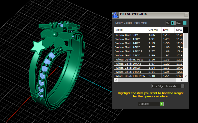 WOMEN STYLISH FLOWER DIMOND RING 3D PRINTABLE MODEL 3D Print Model in ...