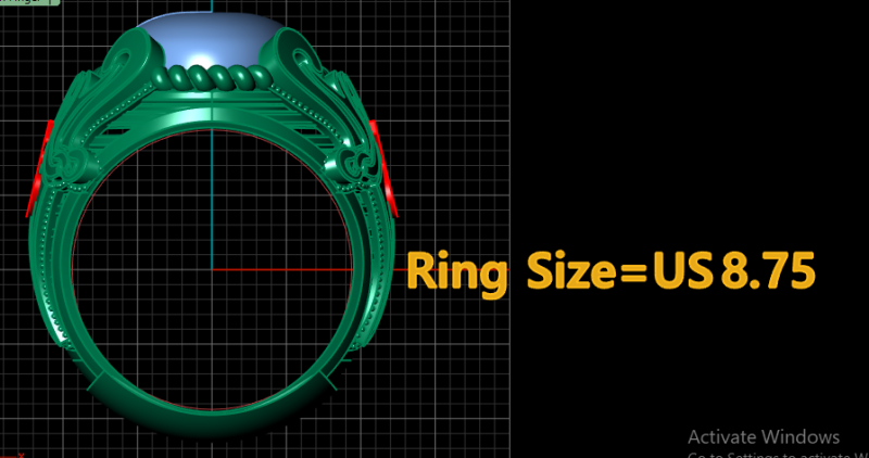 EXQUISITE 3D PRINTABLE ALI SWORD RING A SYMBOL OF MUSLIM HERITAGE 3D ...