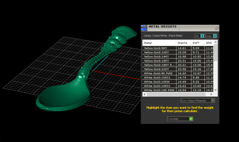 GOLD SPOON 3D CAD 3D PRINTABLE MODEL 3D Print Model in Kitchen and ...