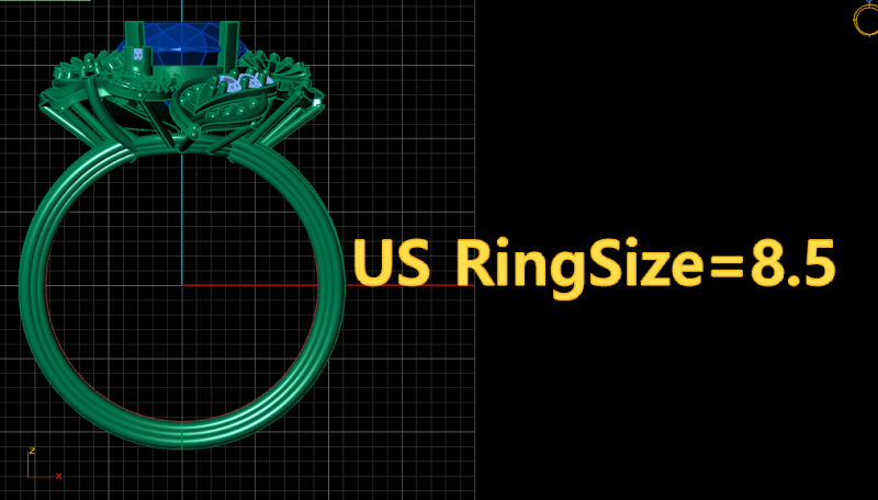 WEDDING FILIGREE DIMOND RING 3D PRINTABLE MODEL 3D Print Model in Rings ...