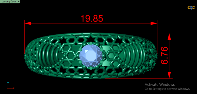 SOLITAIRE DIMOND RING 3D PRINTABLE MODEL 3D Print Model in Rings 3DExport