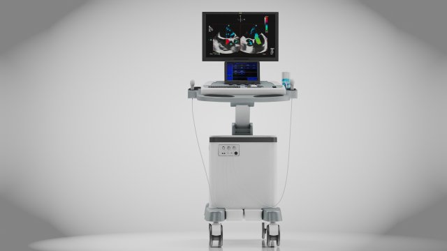 Sonographic Scanner Ultra-sonic 3D Model in Medical Equipment 3DExport