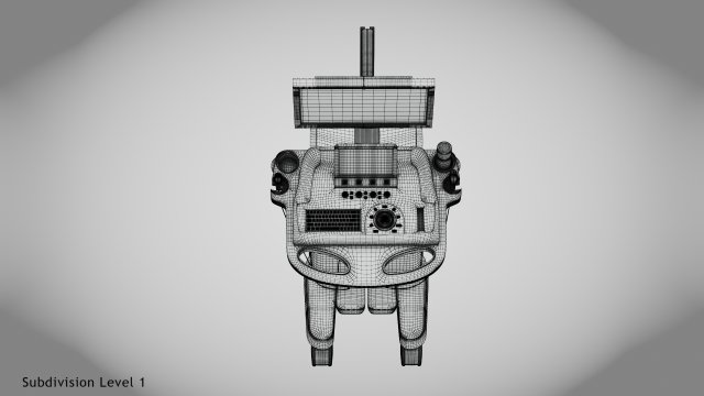 Sonographic Scanner Ultra-sonic 3D Model in Medical Equipment 3DExport