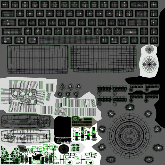 Sonographic Scanner Ultra-sonic 3D Model in Medical Equipment 3DExport
