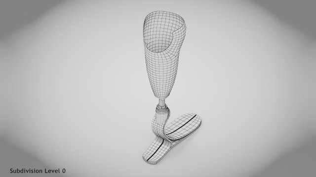 Below knee prosthetics- Implant 3D Model in Medical Equipment 3DExport