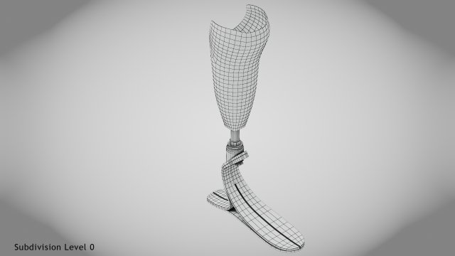 Below knee prosthetics- Implant 3D Model in Medical Equipment 3DExport