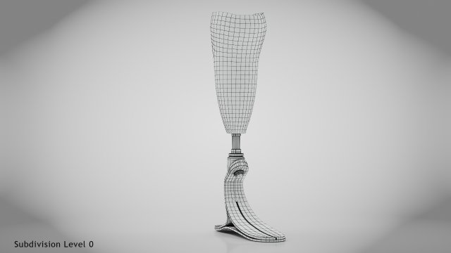 Below knee prosthetics- Implant 3D Model in Medical Equipment 3DExport