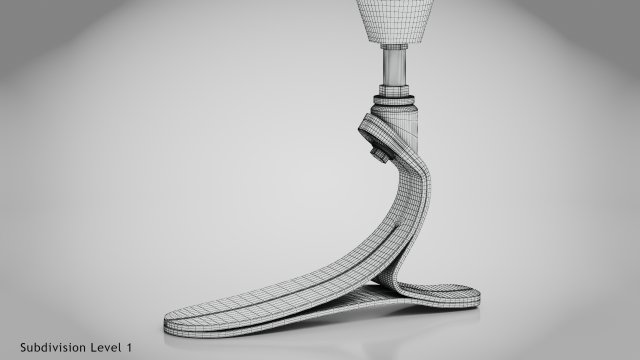Below knee prosthetics- Implant 3D Model in Medical Equipment 3DExport