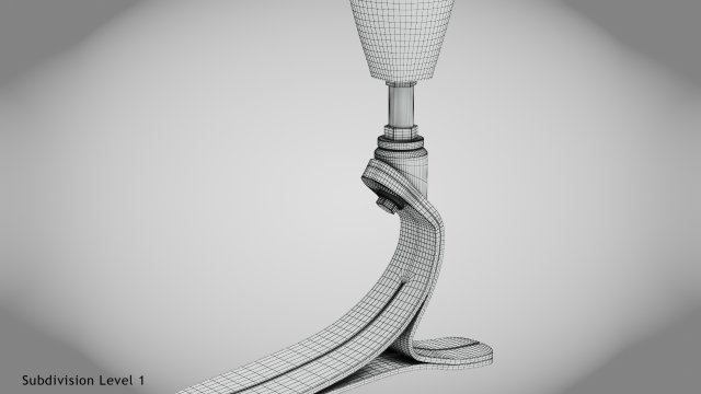 Below knee prosthetics- Implant 3D Model in Medical Equipment 3DExport