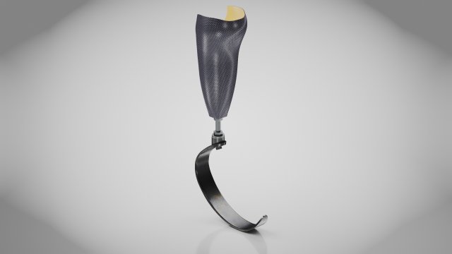 Below knee prosthetics 3 3D Model in Medical Equipment 3DExport