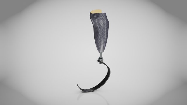 Below knee prosthetics 3 3D Model in Medical Equipment 3DExport