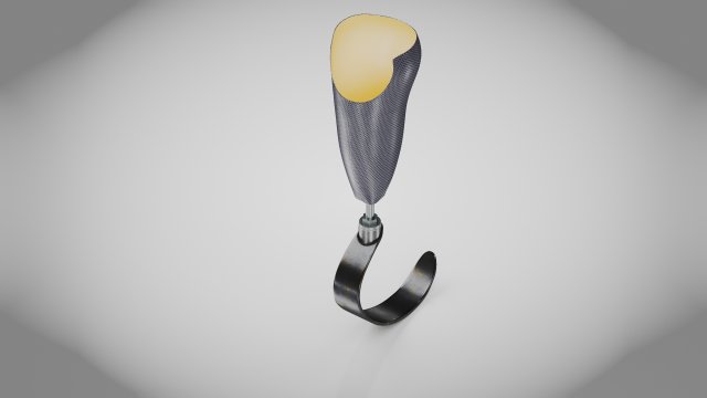 Below knee prosthetics 3 3D Model in Medical Equipment 3DExport