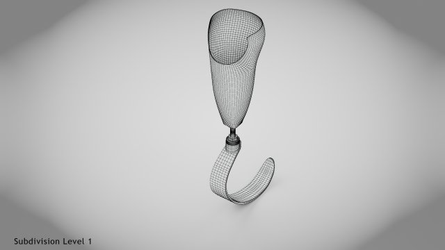 Below knee prosthetics 3 3D Model in Medical Equipment 3DExport