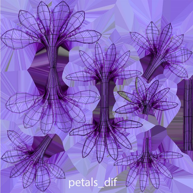 Plant Part Anatomy 3D Model in Flowers 3DExport