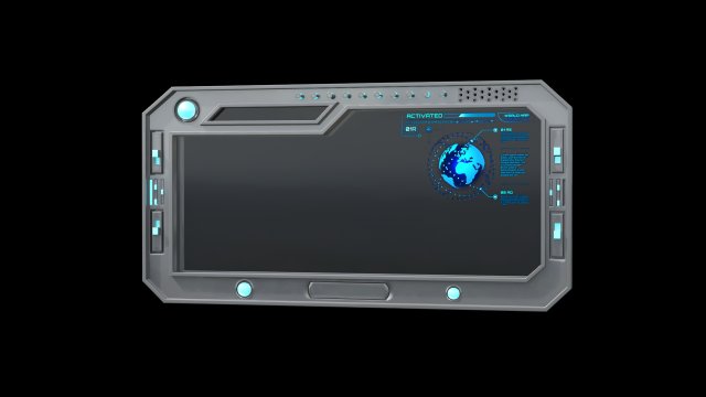 Sci-fi Window 3D Model in Fantasy Spacecraft 3DExport