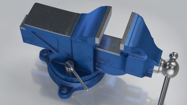 Table Vise 3D Model in Machines 3DExport
