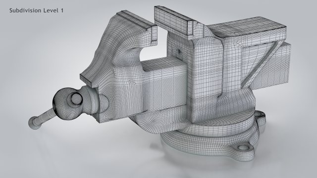 Table Vise 3D Model in Machines 3DExport