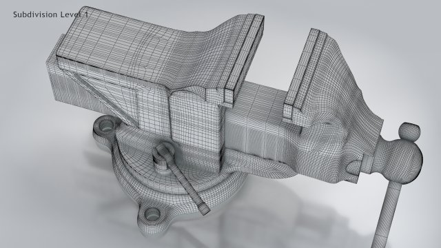Table Vise 3D Model in Machines 3DExport