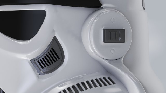 StormTrooper Helmet 3D Model in Alien 3DExport